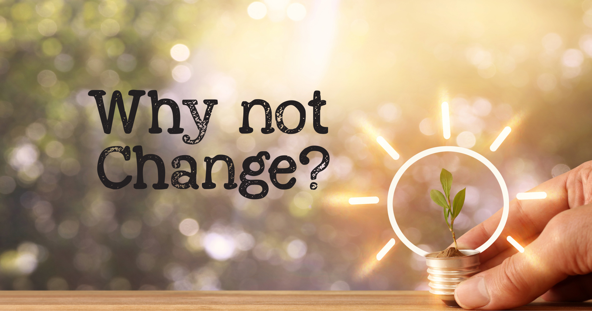 Why Not Change?